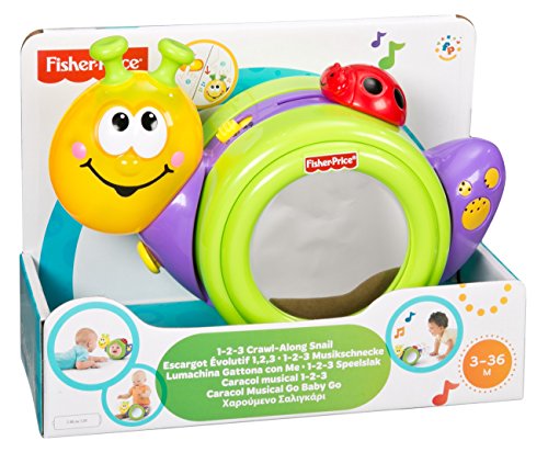 Fisher-Price Go Baby Go! 1-2-3 Crawl Along Snail