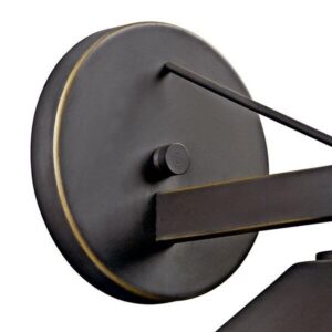 Kichler Ripley 9" 1 Light Outdoor Wall Light in Olde Bronze®