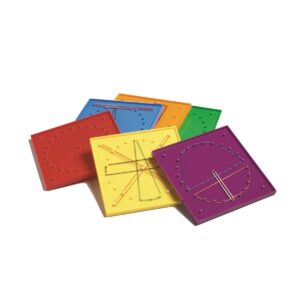 Didax Educational Resources Geoboard Group Set of 6, 1 Count (Pack of 6), 6