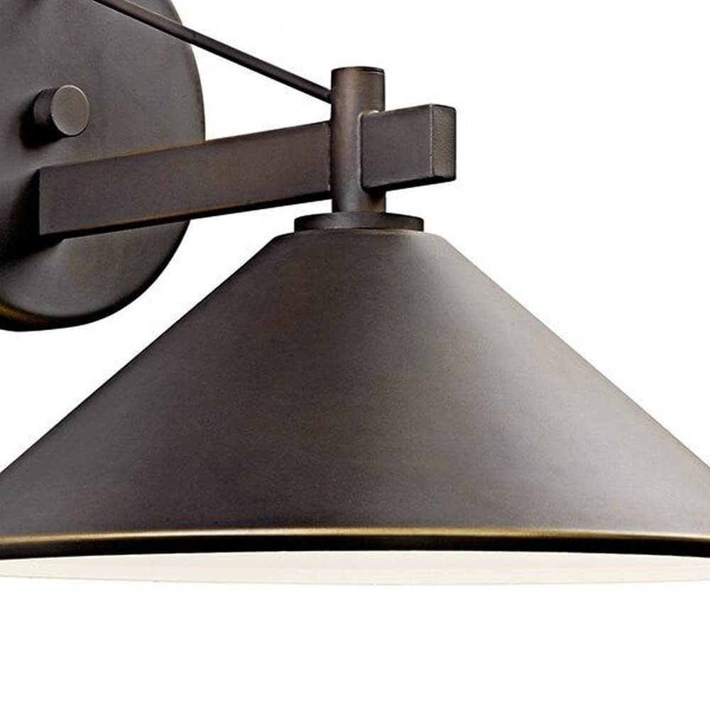 Kichler Ripley 9" 1 Light Outdoor Wall Light in Olde Bronze®