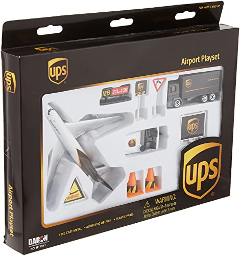 Daron UPS Airport Playset, Brown