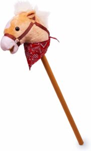 small foot wooden toys small foot toys hobby horse rocky with sound designed for children ages 3+ years (4151)