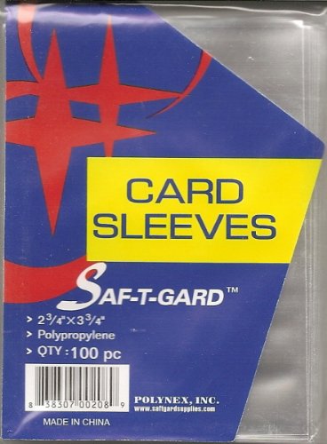 (10,000) Saf-T-Gard Trading Card Sleeves