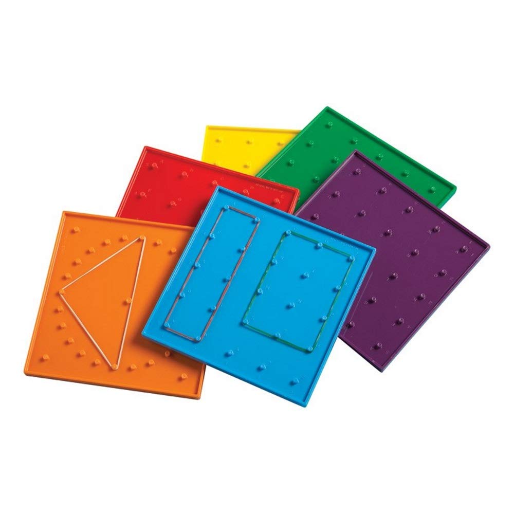 Didax Educational Resources Geoboard Group Set of 6, 1 Count (Pack of 6), 6