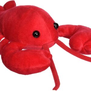 Mary Meyer Stuffed Animal Soft Toy, Lobbie Lobster, 10-Inches, Red , Black