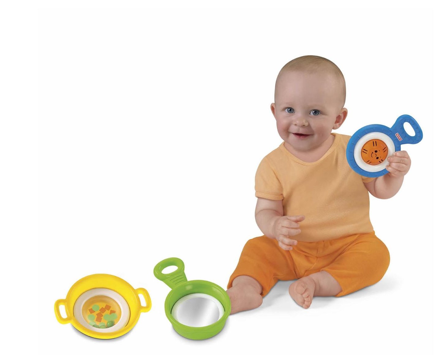 Fisher-Price Brilliant Basics Stack & Nest Pots & Pans