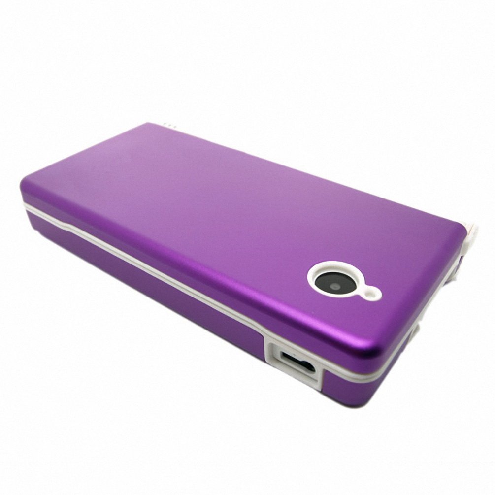 Purple Nintendo DSi NDS i NDSI Aluminum Metal Case Skin Protector Cover + Free Screen Protectors