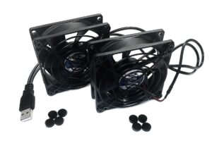 coolerguys dual 80mm usb cooling fans