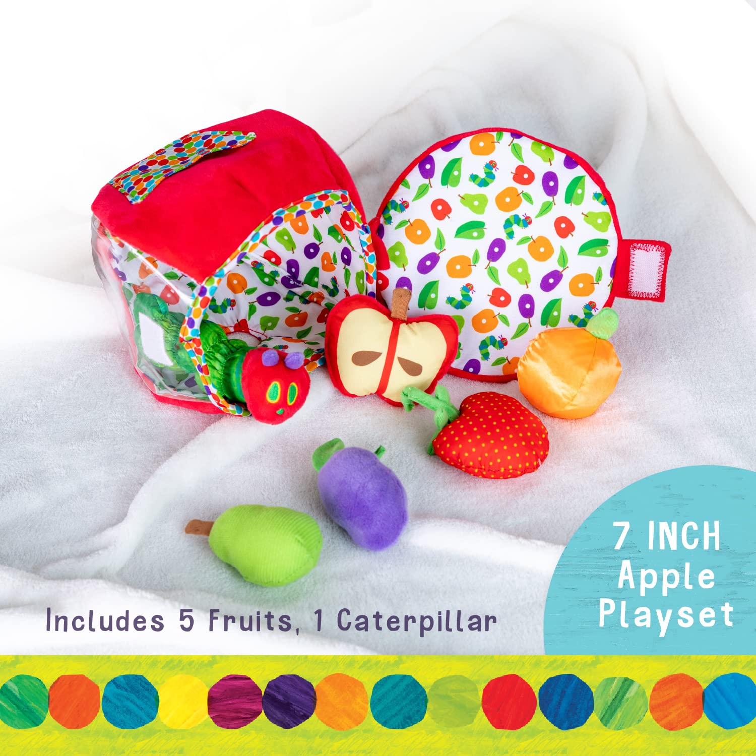 World of Eric Carle, The Very Hungry Caterpillar Apple Play Set and Shape Sorter Developmental Toy