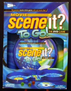 scene it movie to go! dvd travel game