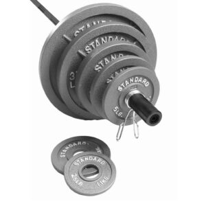 cap barbell 300 pound olympic set, grey