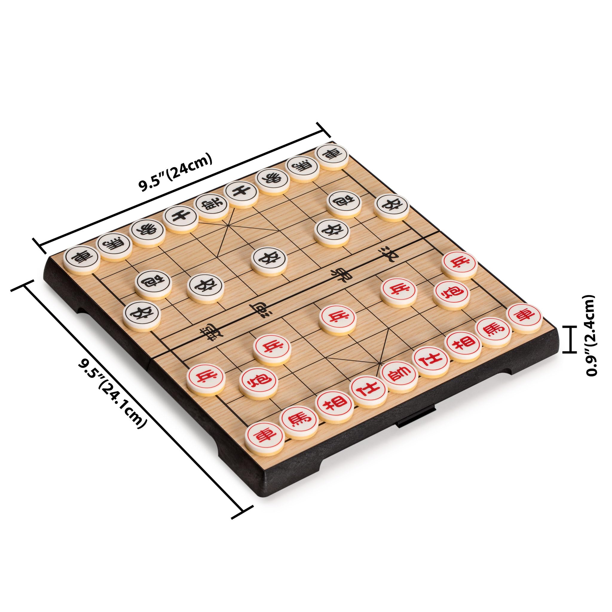 Yellow Mountain Imports Chinese Chess (Xiangqi) Magnetic Travel Set (9.5 Inches)