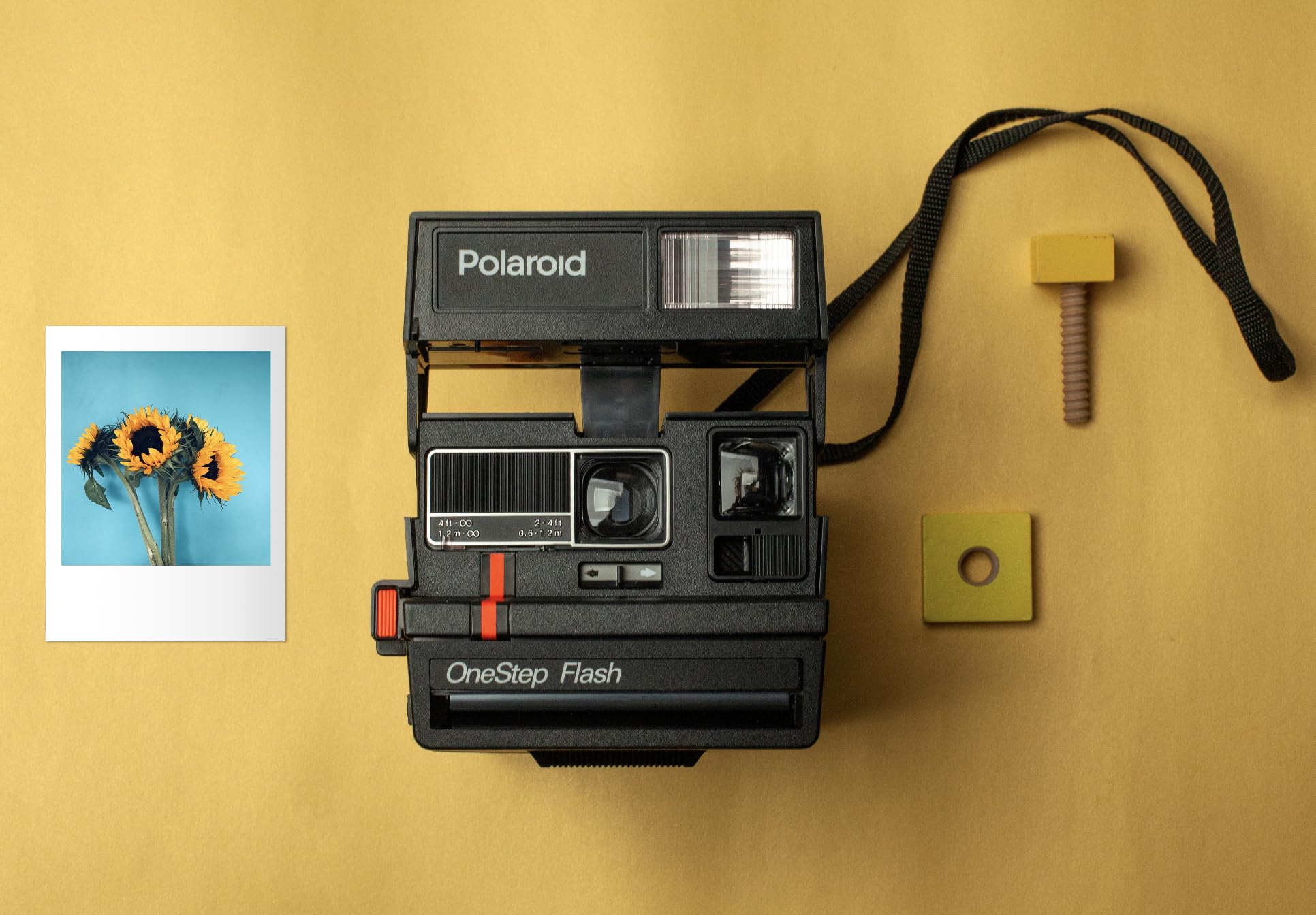 Vintage Polaroid One Step Flash Camera