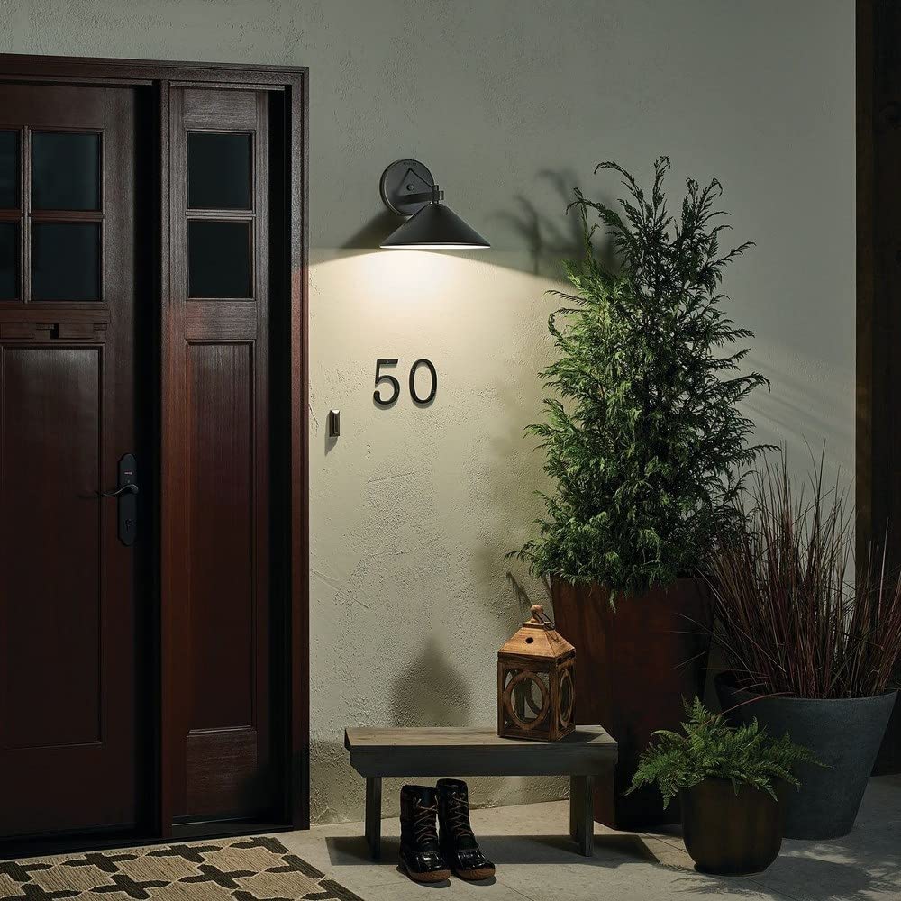 Kichler Ripley 9" 1 Light Outdoor Wall Light in Olde Bronze®