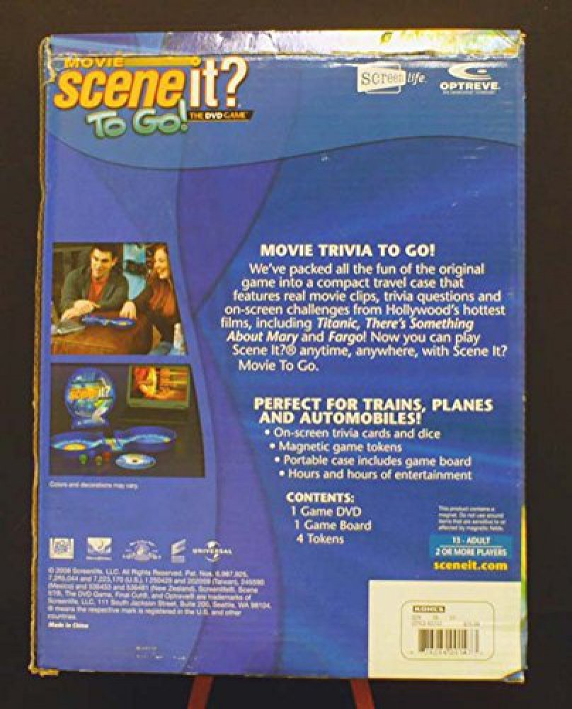 Scene It Movie to Go! DVD Travel Game