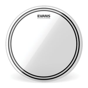 evans drum heads - ec2s clear tom drumhead, 14 inch