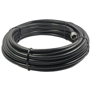 surecall 100' sc-400 ultra low-loss coax cable with n-male connectors - black