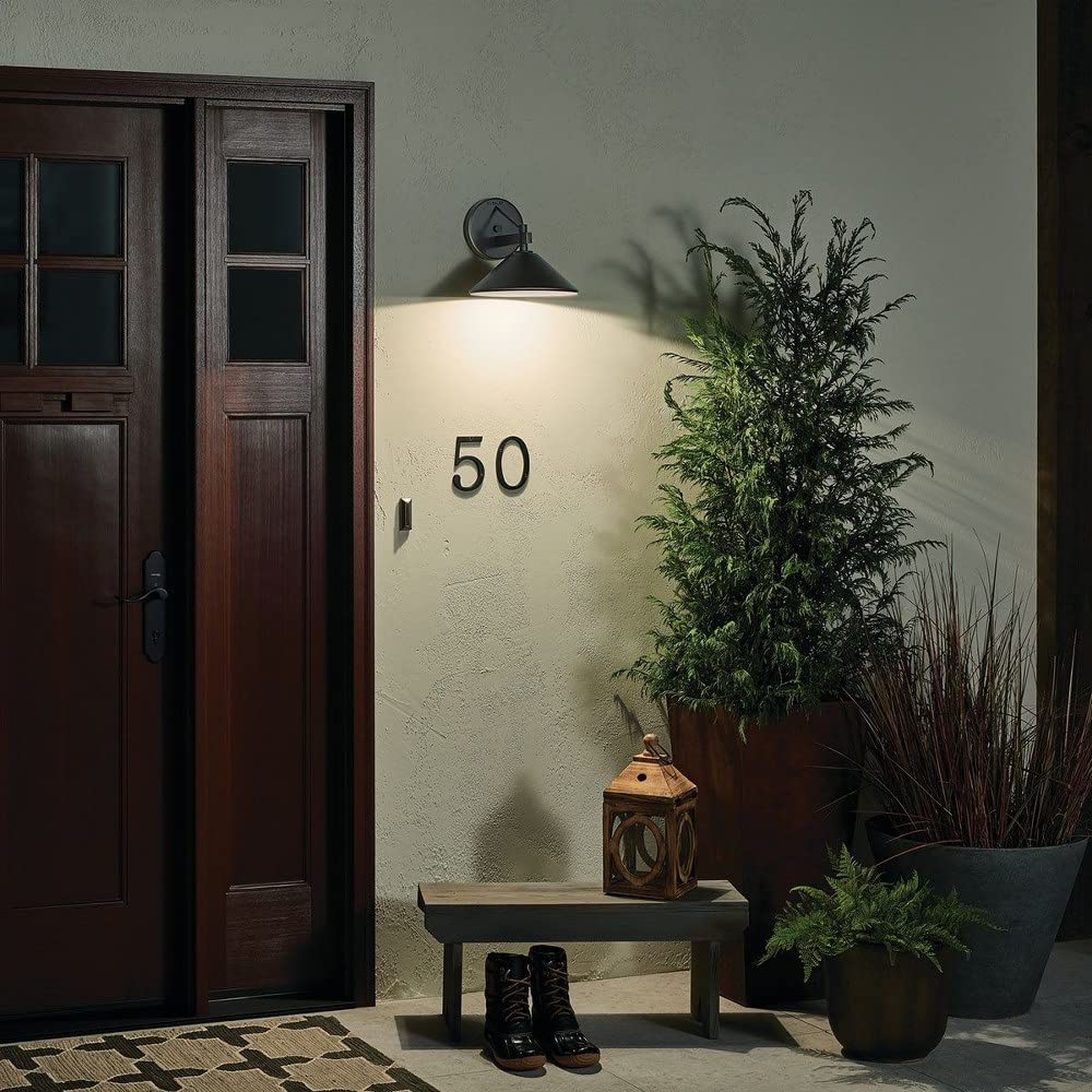 Kichler Ripley 9" 1 Light Outdoor Wall Light in Olde Bronze®