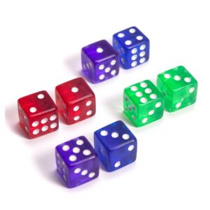 Brybelly 400 Count 16mm (Purple, Blue, Green, Red) Dice