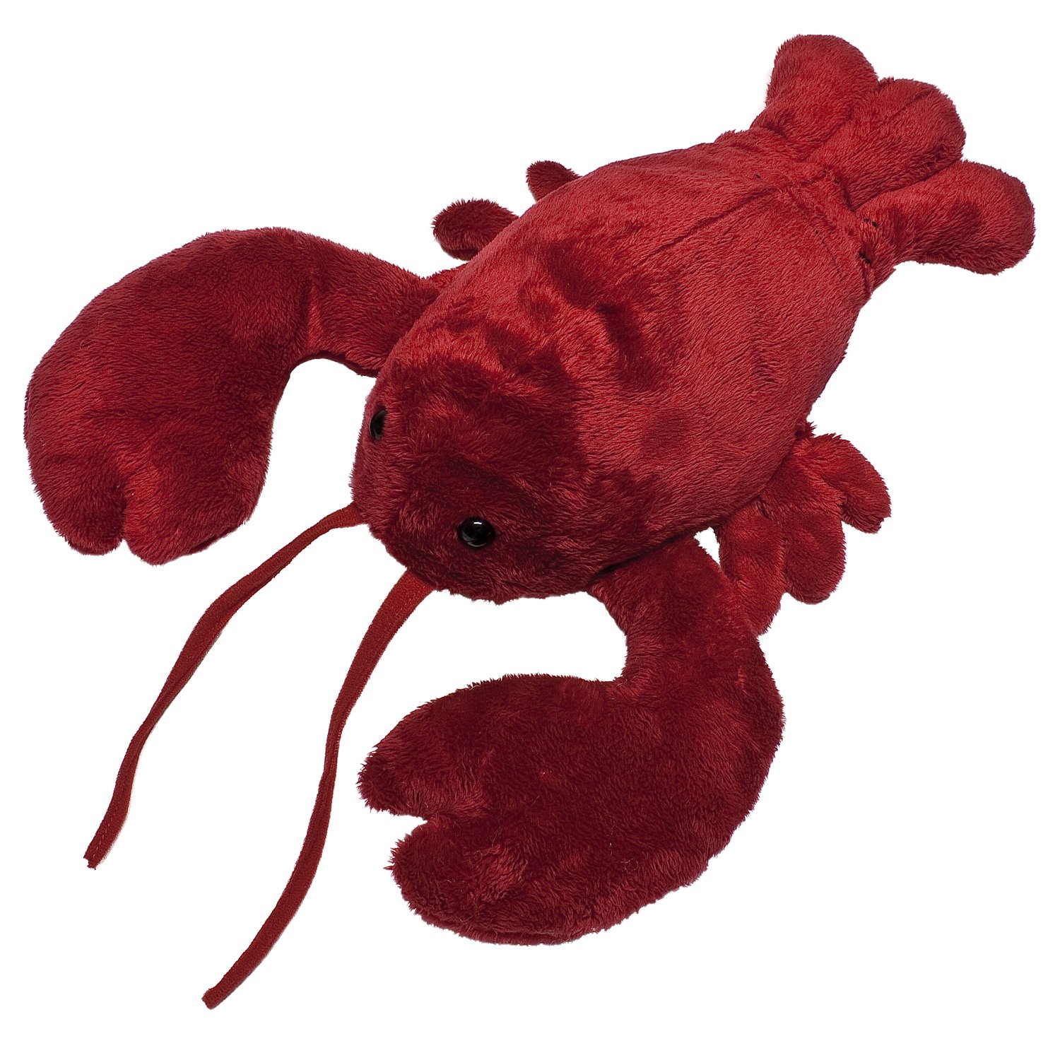 Mary Meyer Stuffed Animal Soft Toy, Lobbie Lobster, 10-Inches, Red , Black