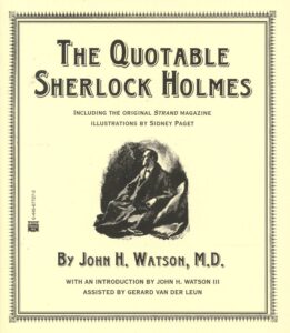 the quotable sherlock holmes