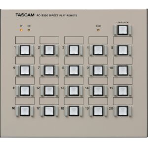 Tascam RC-SS20 Direct Play Remote for Solid State Recorders