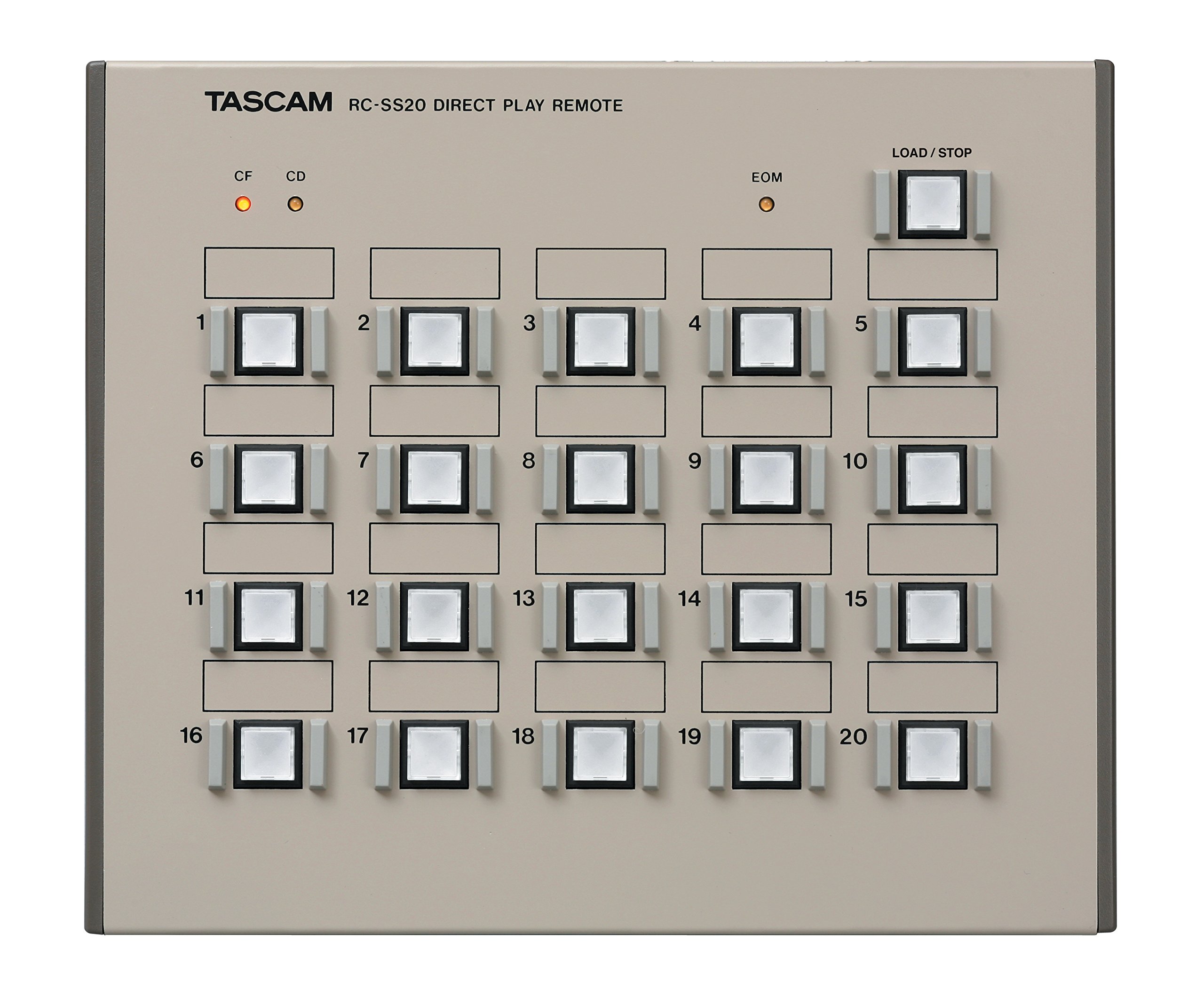 Tascam RC-SS20 Direct Play Remote for Solid State Recorders