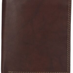 Buxton Men's Hunt Credit Card Folio, Brown, One Size