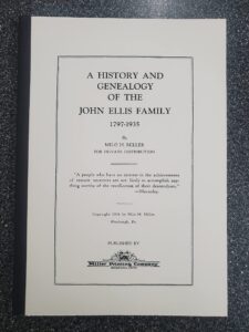 a history and genealogy of the john ellis family, 1797-1935