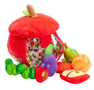 world of eric carle, the very hungry caterpillar apple play set and shape sorter developmental toy