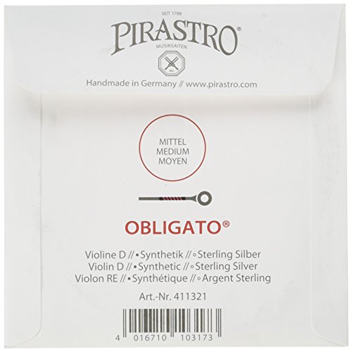 Pirastro Obligato Violin Strings Set with Steel E Ball End