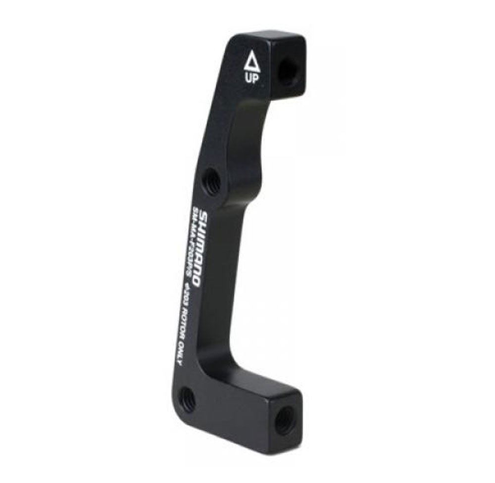 Shimano MA-F Disc Brake Mounting Bracket (Black, 203-mm Post/Post Front)