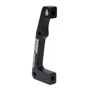 shimano ma-f disc brake mounting bracket (black, 203-mm post/post front)