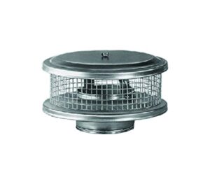 weathershield universal chimney cap, stainless steel fireplace chimney caps, protective against animals & debris, ideal for wet conditions, removable lid, clog-resistant mesh screen