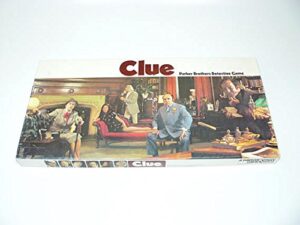 clue parker brothers detective game 1972