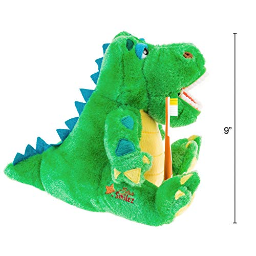 StarSmilez Kids Toothbrush Buddy Lil Allie Gator Plush Dental Education Tool and Toy Teach Kids Oral Care 9” Tall