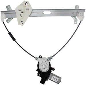 dorman 741-305 front passenger side power window regulator and motor assembly compatible with select honda models