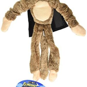 Playmaker Toys Flingshot Slingshot Flying Screaming Monkey, Brown