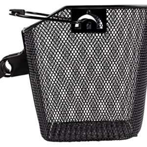 Schwinn Quick Release Wire Basket, Easy Assembly Fits Most Adult Bike Handlebars, Weather Resistant, Durable, With Top Folding Handle, Mounting Hardware Included, Bicycle Accessories, Black.