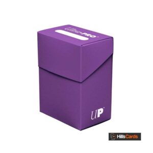 Ultra PRO - PRO 80+ Card Deck Box (Purple) - Protect Valuable Sports Cards, Gaming Cards and Collectible Cards in a Compact Deck Box, for Traveling