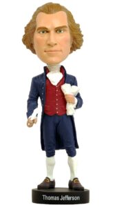 royal bobbles thomas jefferson 3rd president of the united states collectible bobblehead statue