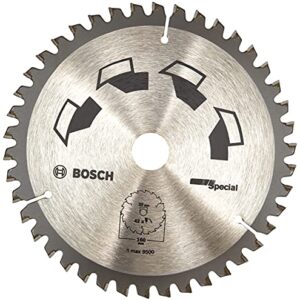 Bosch 1x Circular Saw Blade Special (for Wood, Non-Ferrous Metals, Plastic, Ø 160 x 2.5/1.8 x 20/16 mm, 42 Teeth, FT, with 1x Reduction ring 16 mm, Accessories for Circular Saws)