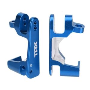 traxxas 6832x blue-anodized aluminum caster blocks (l&r)