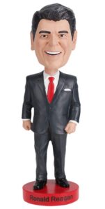 royal bobbles ronald reagan bobblehead, premium polyresin lifelike figure, unique serial number, exquisite detail