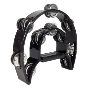 ymc tam20-bk pro tambourine double row cutaway, black