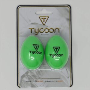 Tycoon Percussion Plastic Egg Shakers - Green