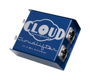 cloud microphones - cloudlifter cl-2 mic activator - ultra-clean microphone preamp gain - usa made