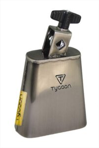 tycoon percussion brushed chrome coated cha cha bell