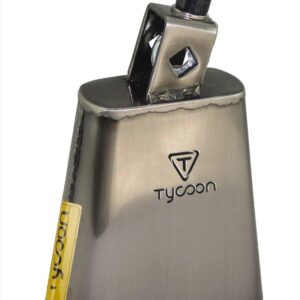 Tycoon Percussion Brushed Chrome Coated Cha Cha Bell