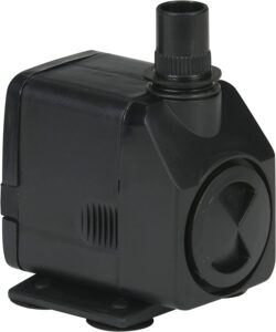 little giant pes-290-pw 115-volt, 300 gph magnetic drive fountain/pond pump with 6-ft. cord, black, 566717